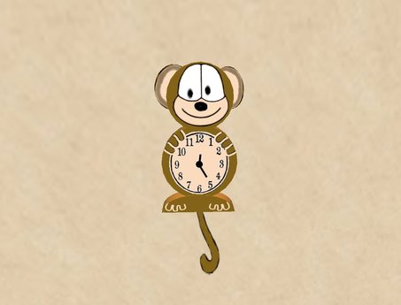 Second Life Marketplace - Chimp Monkey Clock - Animal Clocks